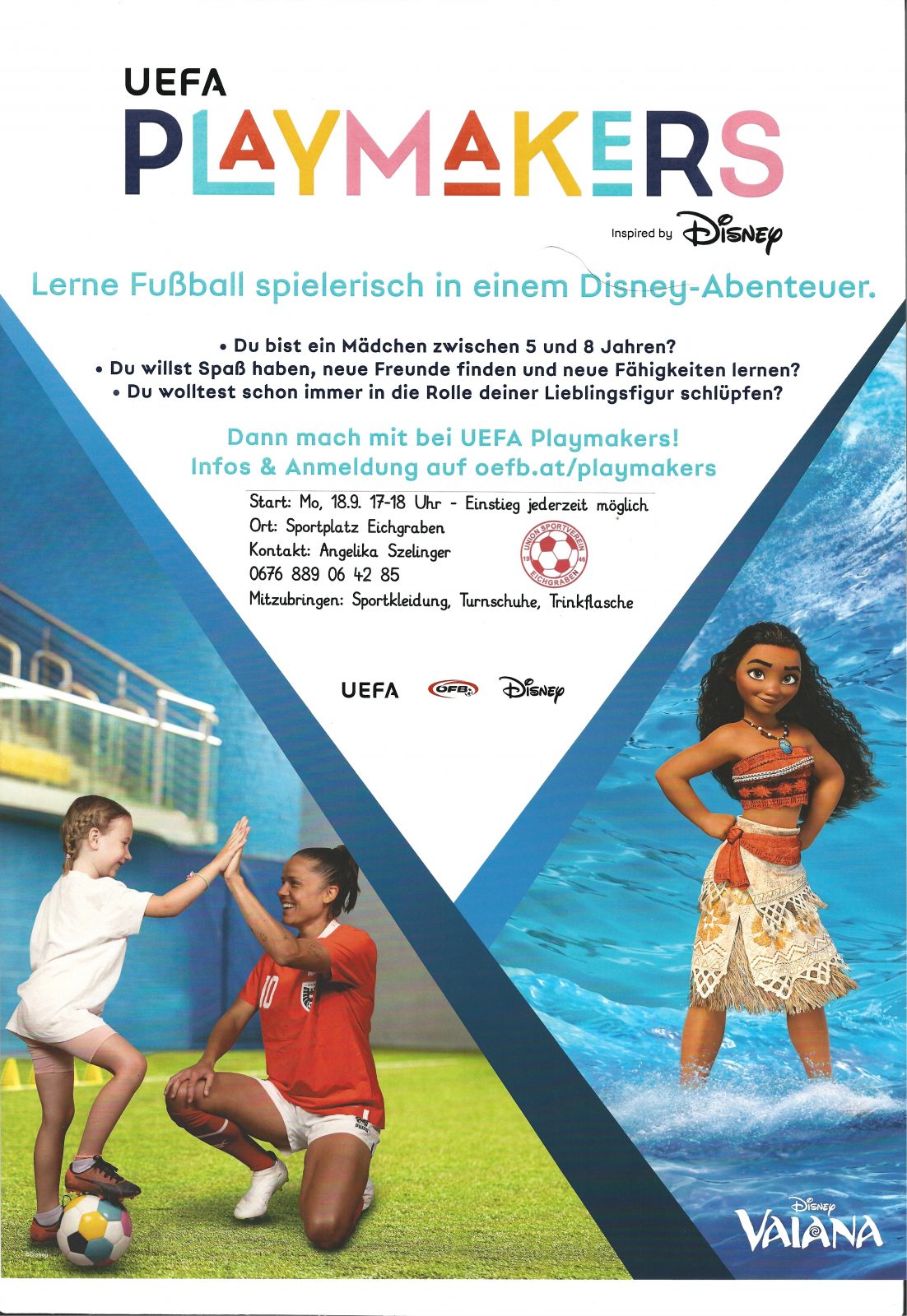 UEFA Disney Playmakers Trainingszentrum • Sportverein Eichengraben